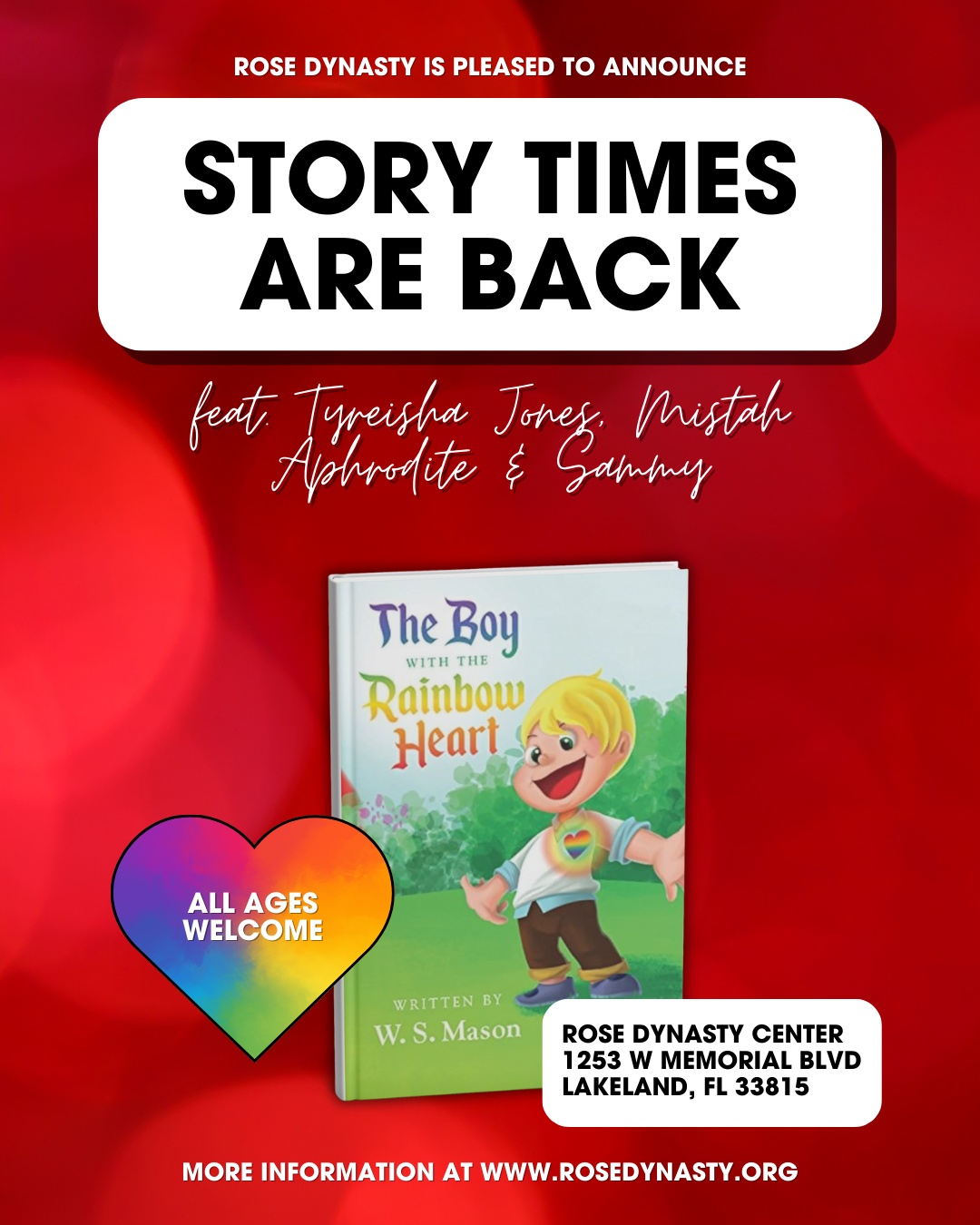 Story Time | Rose Dynasty Foundation INC