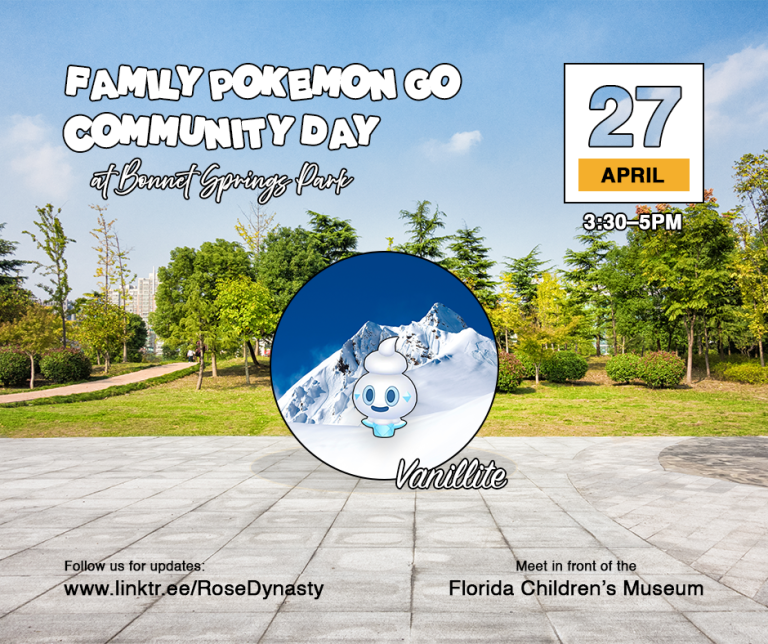 Family Community Day: Pokémon Go | Rose Dynasty Foundation INC